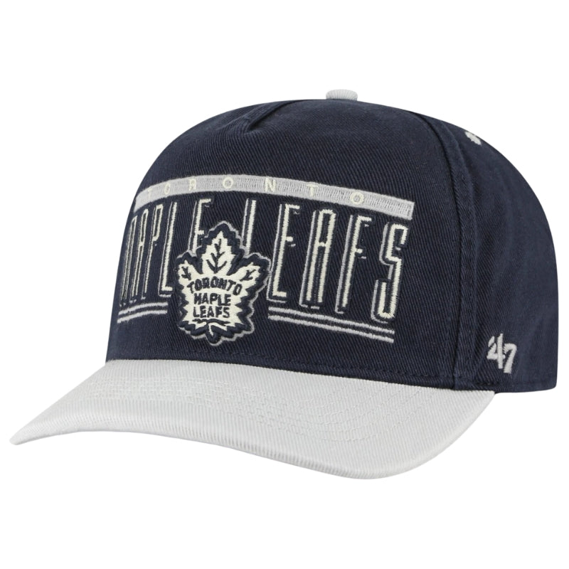 '47 NHL Double Header Baseline Hitch Snapback Hat Toronto Maple Leafs ...
