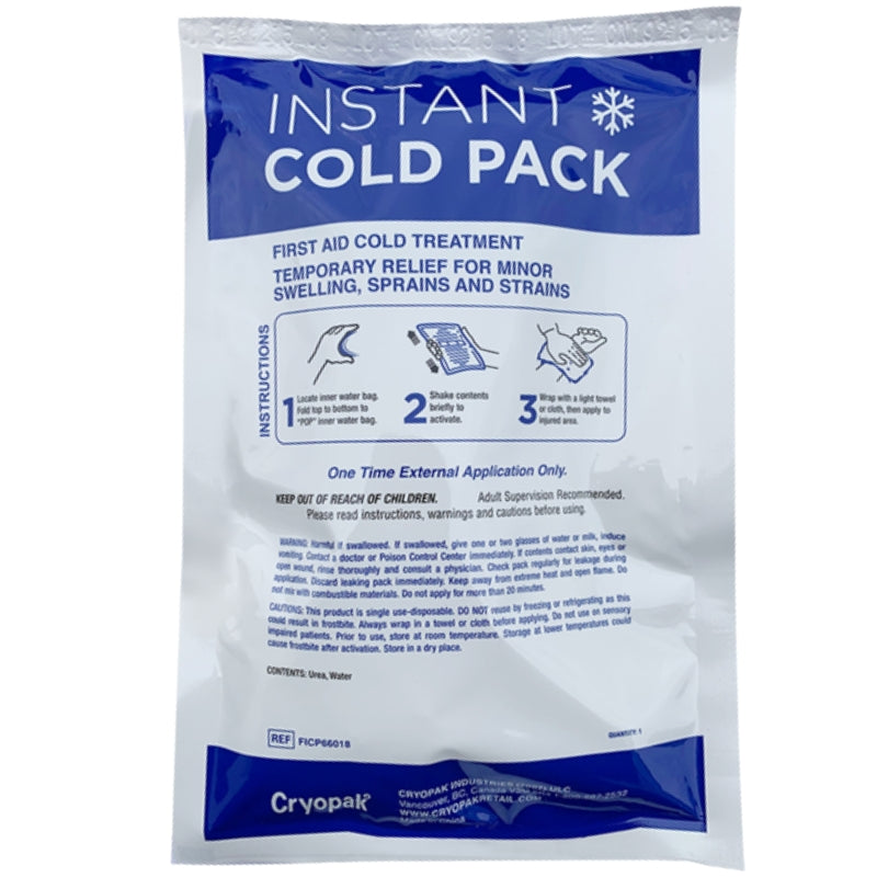 Cryopak Instant Cold Pack – Time Out Source For Sports