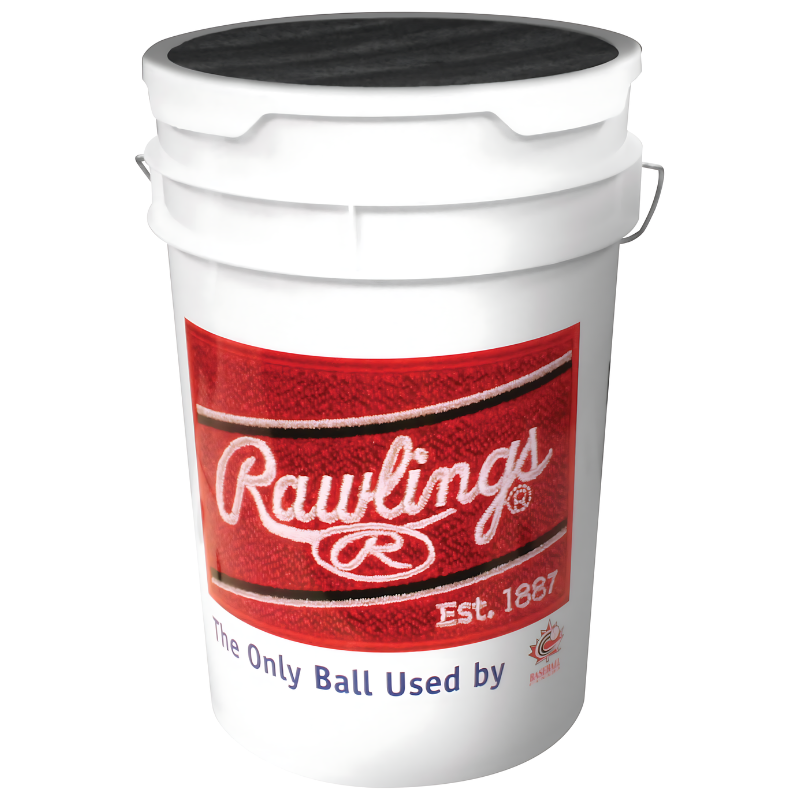 Rawlings 6-Gallon Baseball Empty Ball Bucket – Time Out Source For Sports