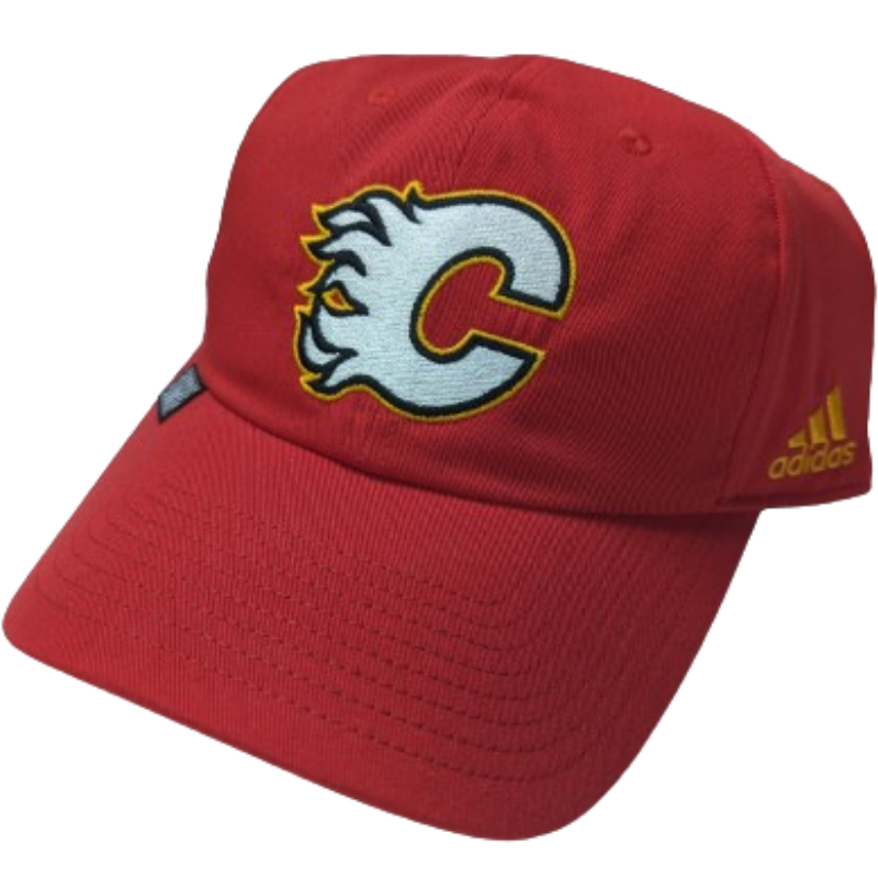 Adidas Red Calgary Flames Reverse Retro 2.0 Unstructured Adjustable ha ...