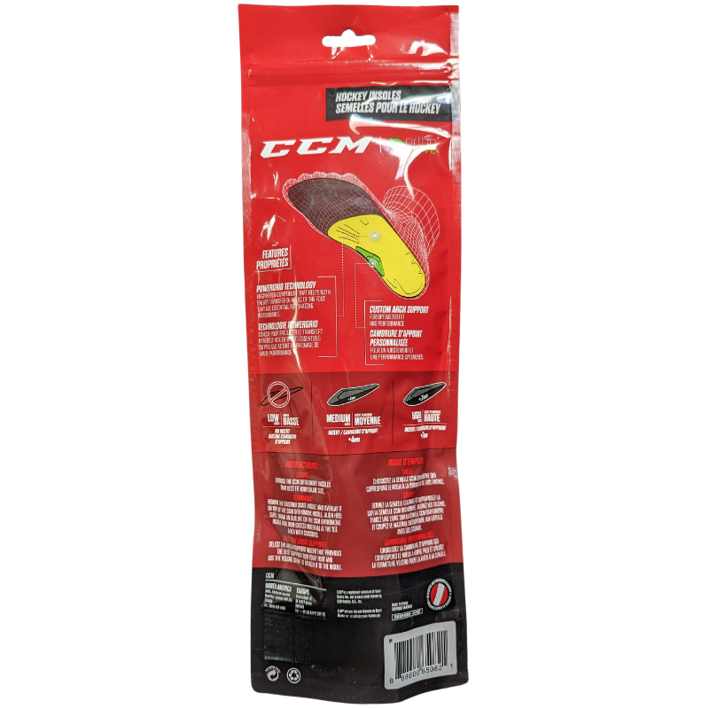 CCM Orthomove Hockey Skate Insoles – Time Out Source For Sports