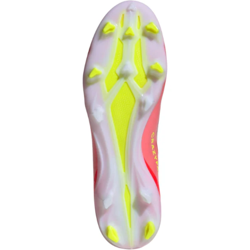 Adidas X Crazyfast Pro FG Soccer Cleats Red/White/Yellow Senior – Time ...
